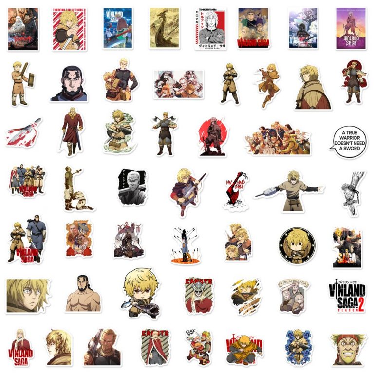 Vinland Saga Anime Stickers Decals - Vinland Saga Shop